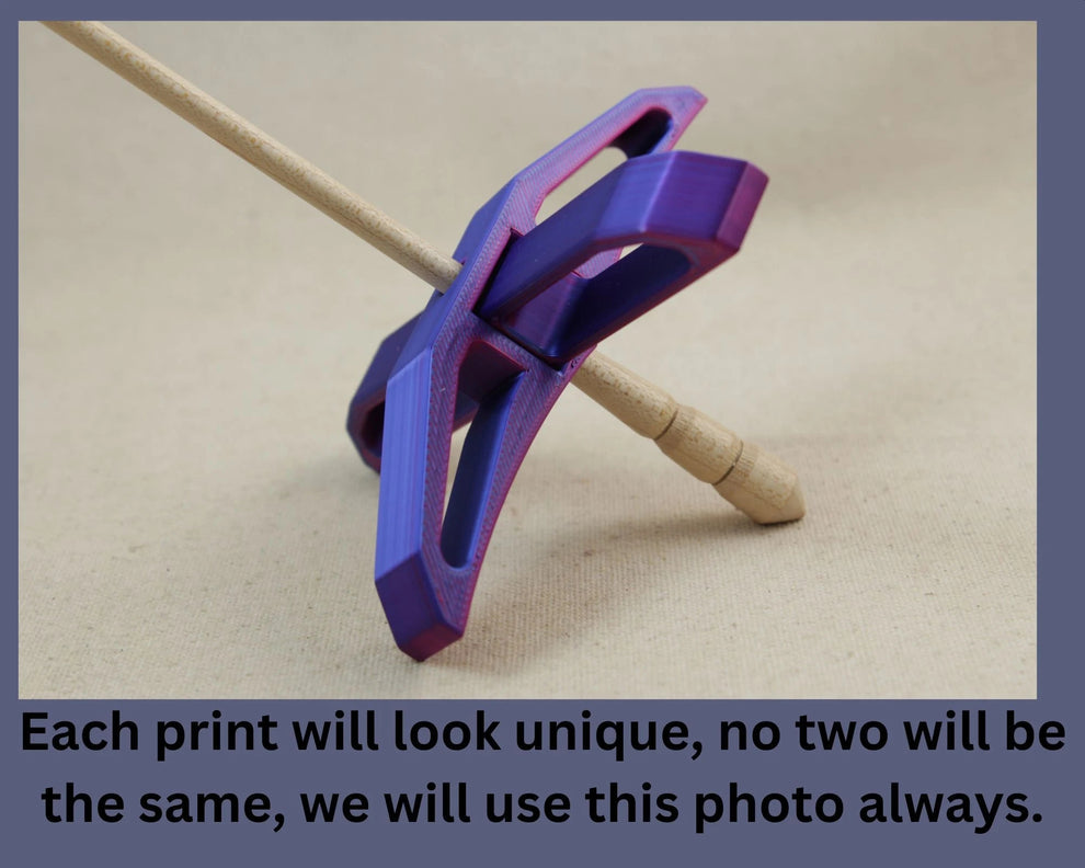 3D printed Deco Turkish Drop Spindle – Snyder Spindles